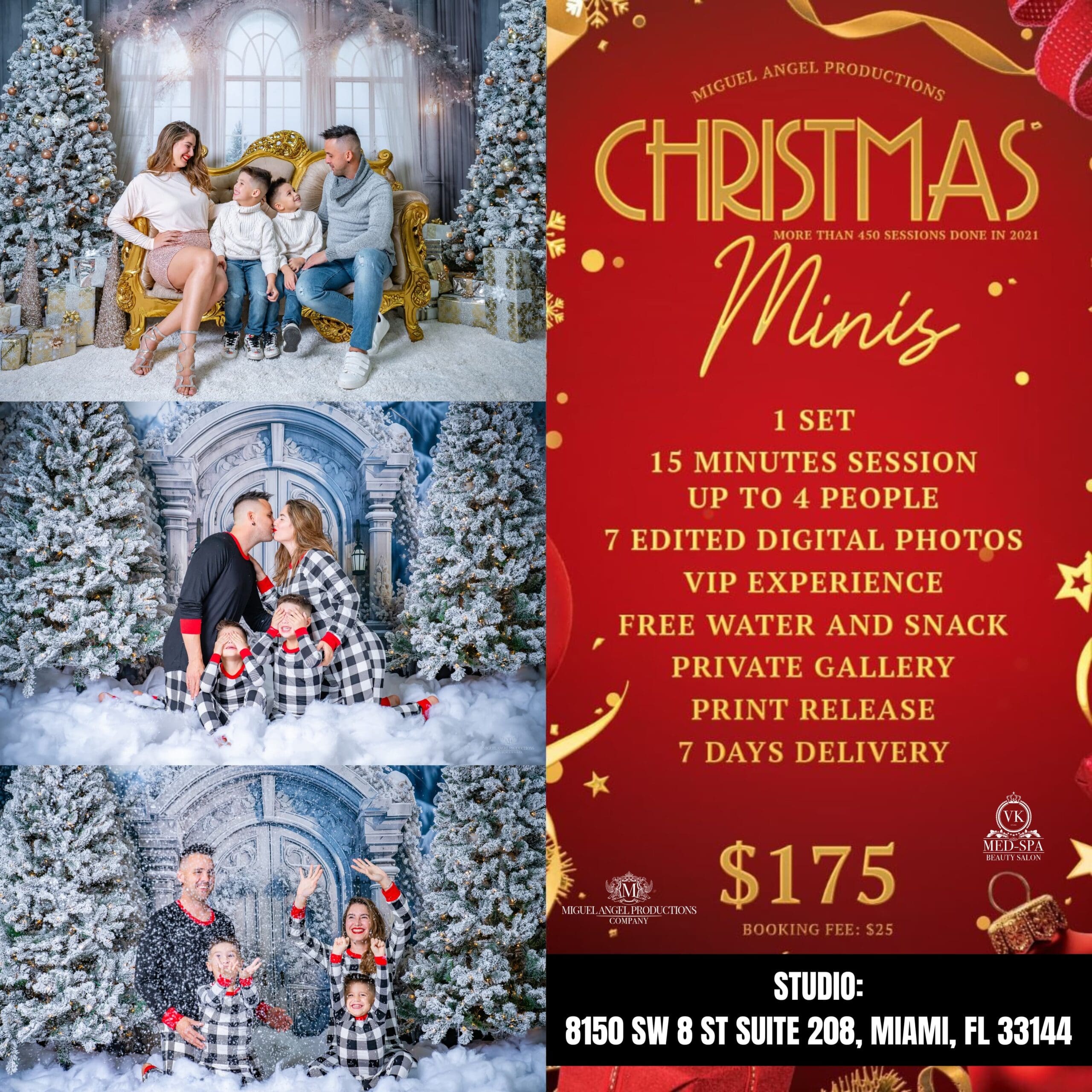 CHRISTMAS SESSIONS - Book your Session! - MIGUEL ANGEL PRODUCTIONS, INC.